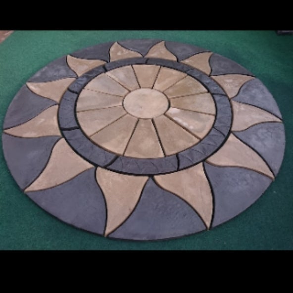Aztec Sun Circle | Landscape Paving